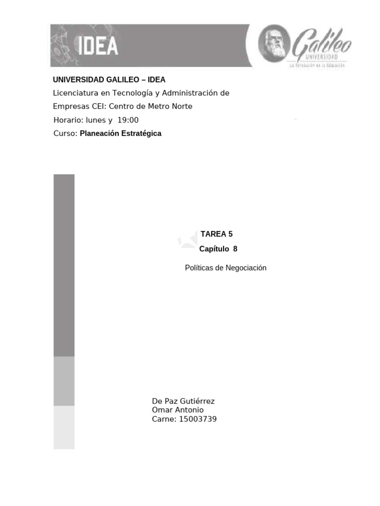TAREA 5.docx FINAL | PDF | Business TAREA 5.docx FINAL | PDF | Business
