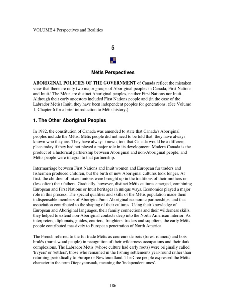 Understanding Métis Identity and Culture | PDF | Métis | Provinces And ...