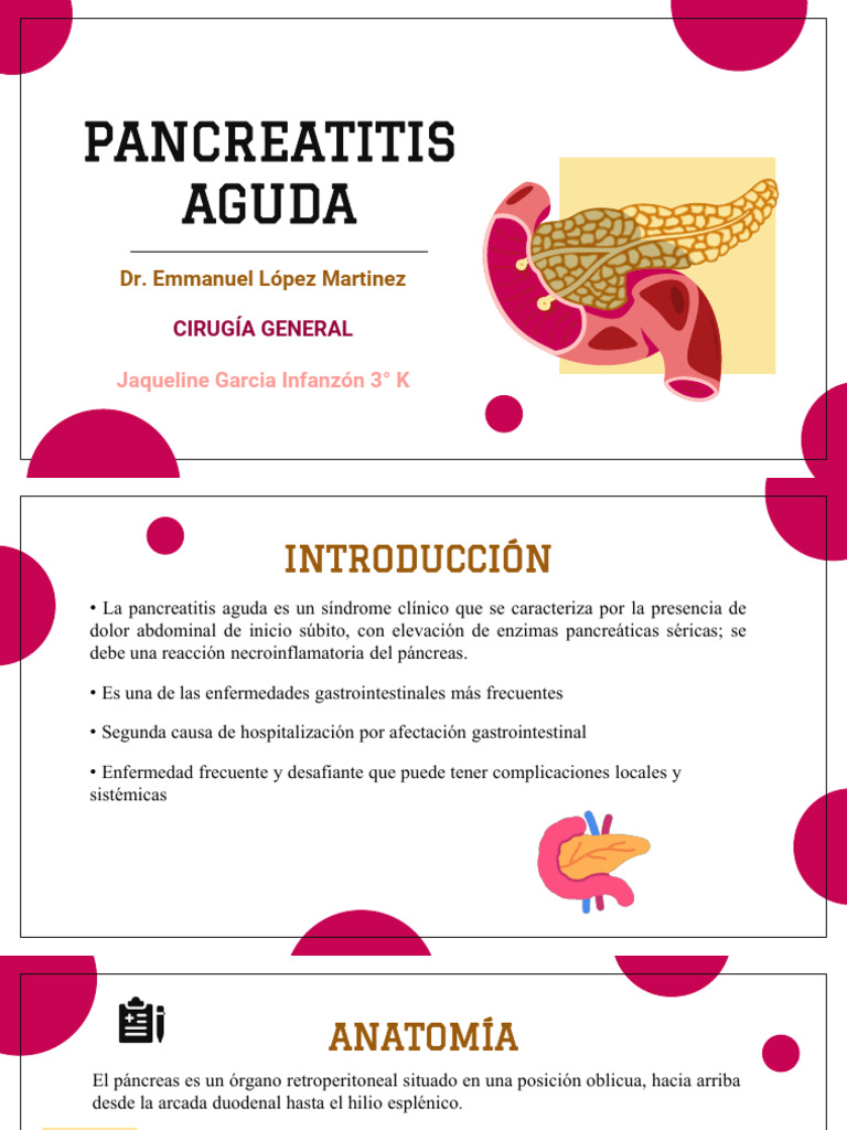Pancreatitis | PDF | Páncreas | Enfermedades y trastornos