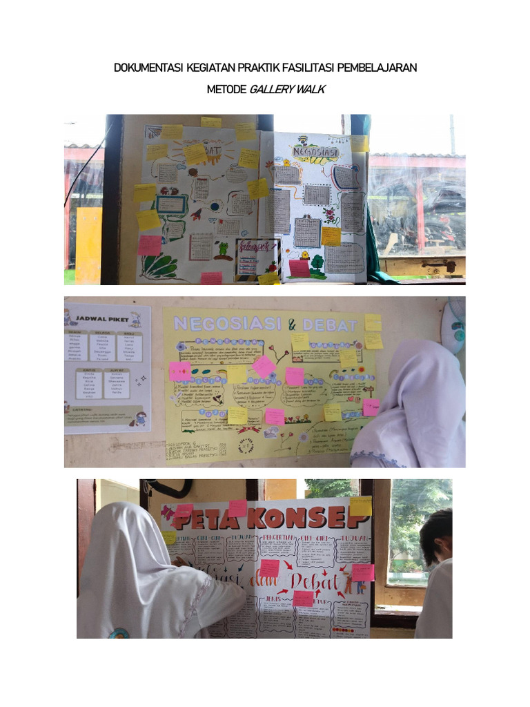 DOKUMENTASI KEGIATAN PRAKTIK FASILITASI PEMBELAJARAN | PDF