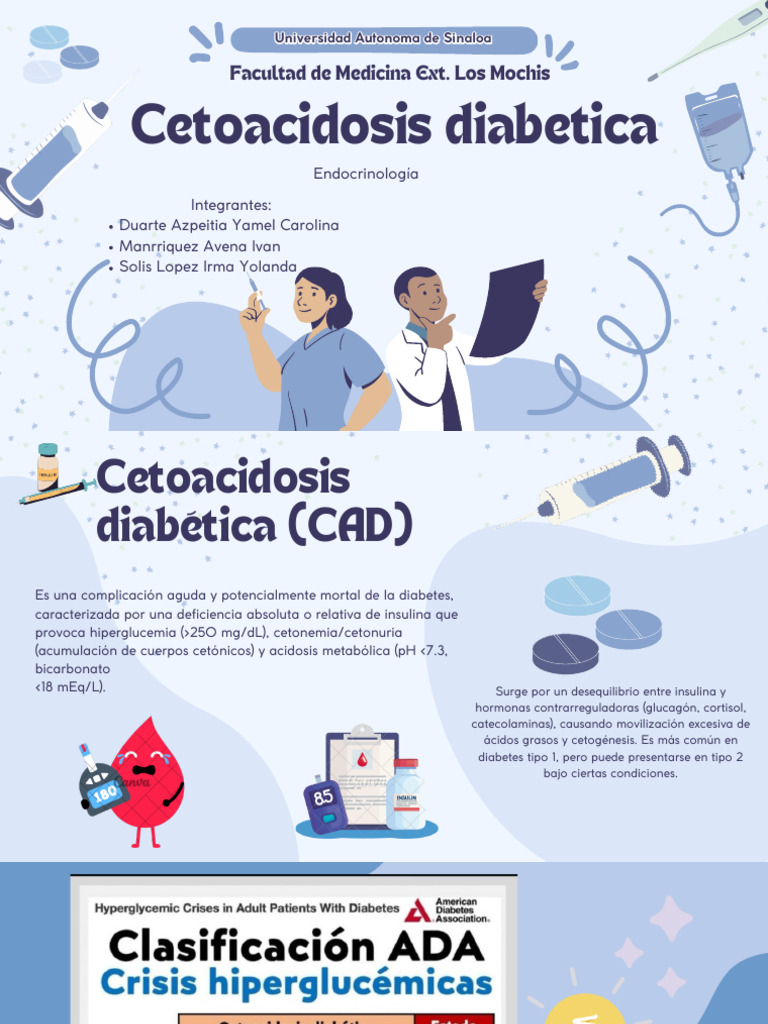 Cetoacidosis Diabética: Diagnóstico y Tratamiento | PDF | Medicina ...