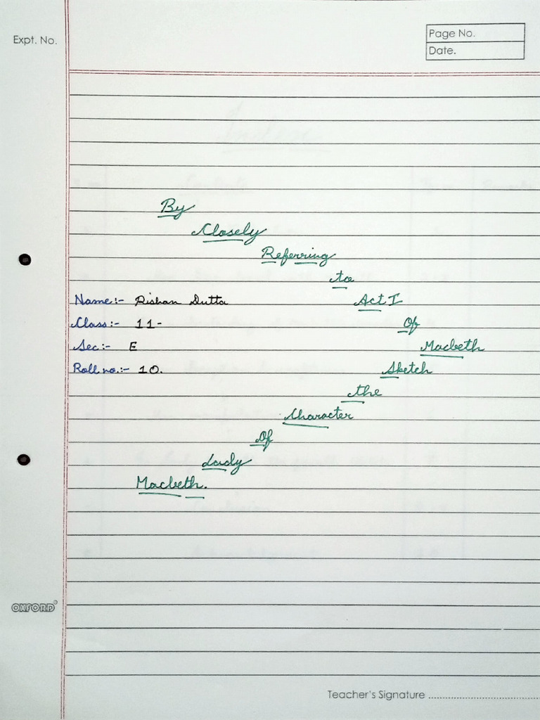 English Literature Class 11 Project | PDF