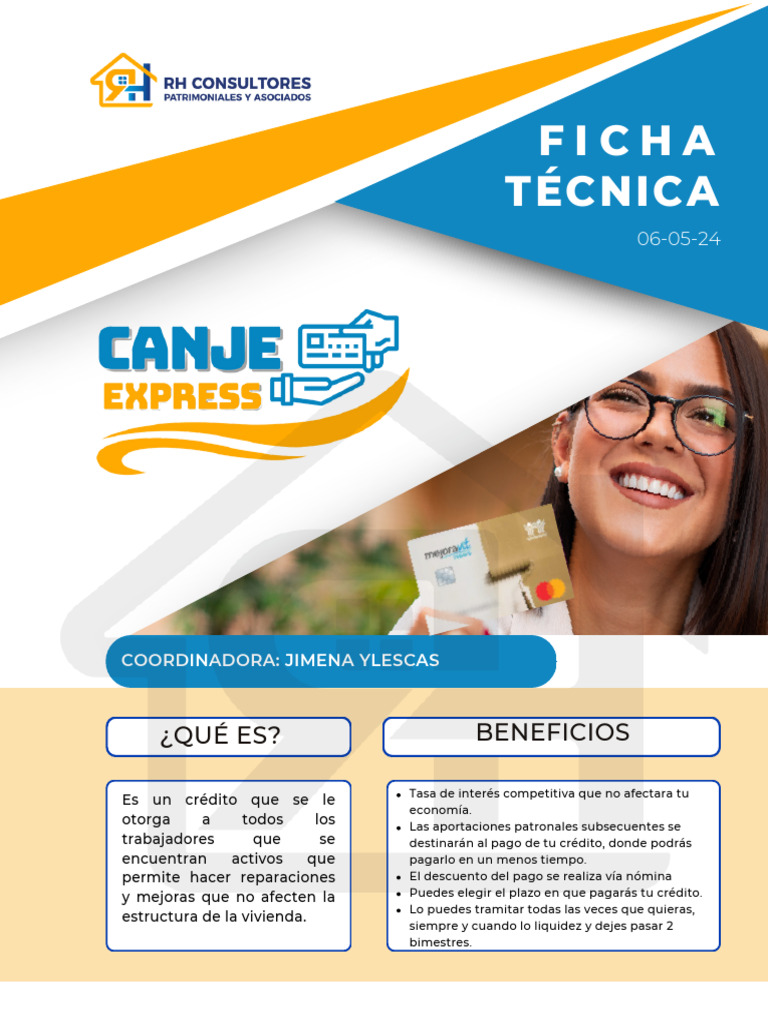 FICHA TECNICA CANJE EXPRESS (2) | PDF