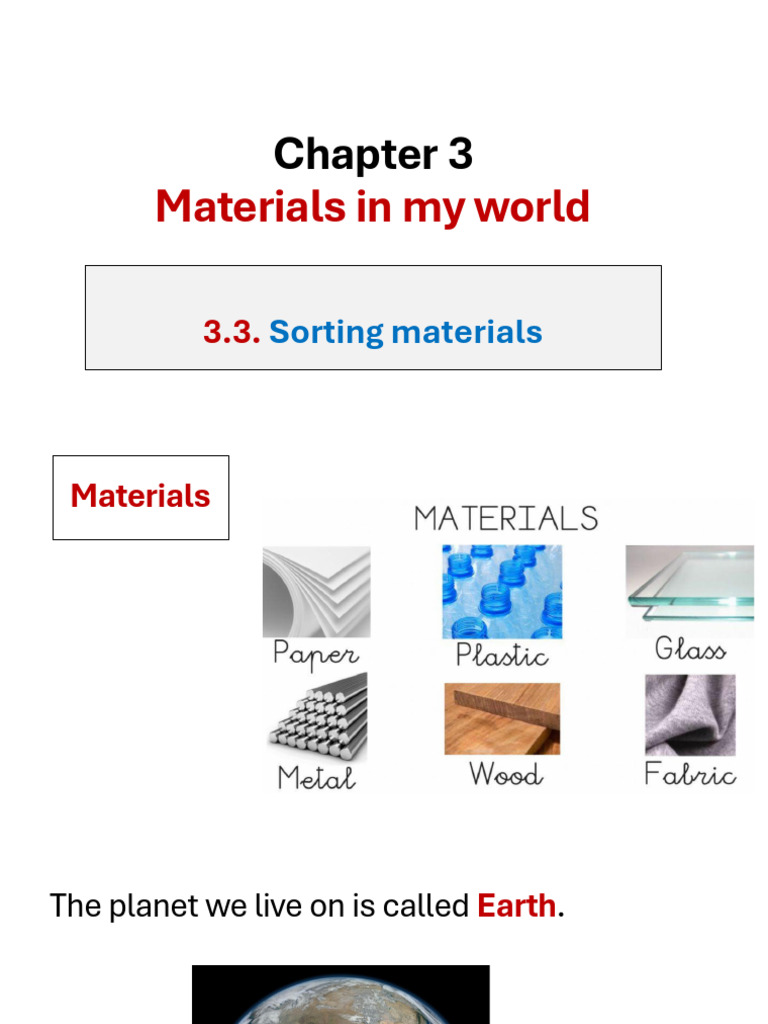 Chapter3 Lesson3 Sorting Materials Pdf