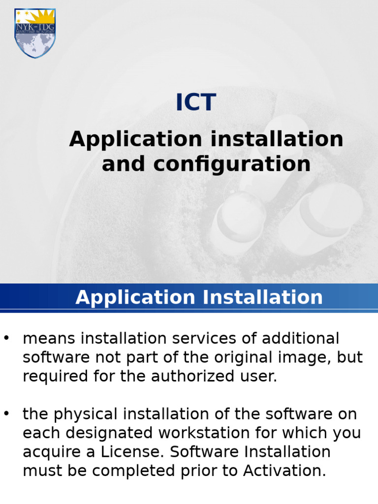 Application Installation and Configuration | PDF | Software | Computer File