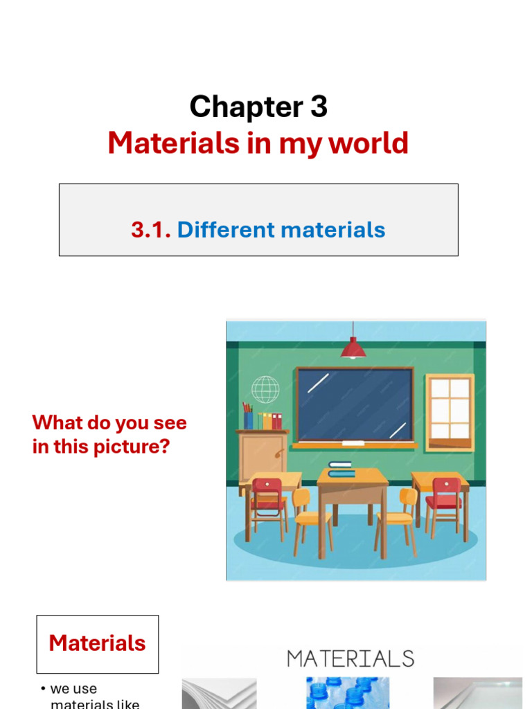 Chapter3 Lesson 1 Materials | PDF