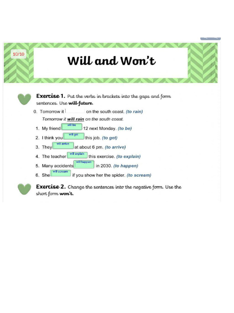 Sandrez_Mario_ will worksheet | PDF