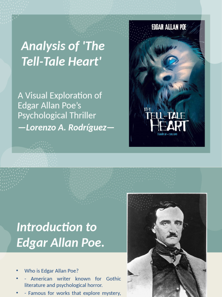 The Tell Tale Heart Analysis Presentation | PDF