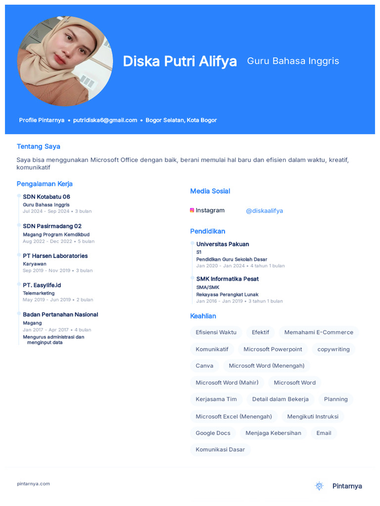 CV Diska Putri Alifya | PDF