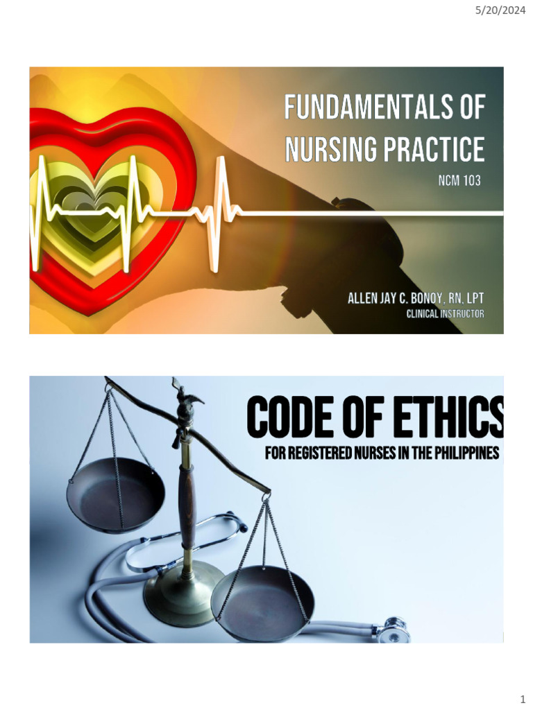FNP Finals Code of Ethics and Ethico Moral Principles | PDF | Nursing | Autonomy