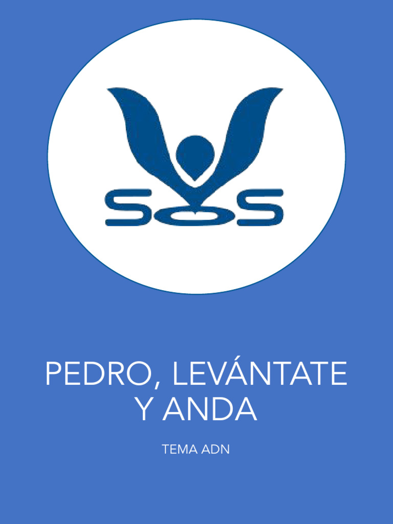 Pedro, Levántate y Anda | PDF | Cristo (título) | Pecado