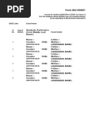 Revised Form S02 UDISEPlus 2024 25 Format For Student Addition | PDF ...
