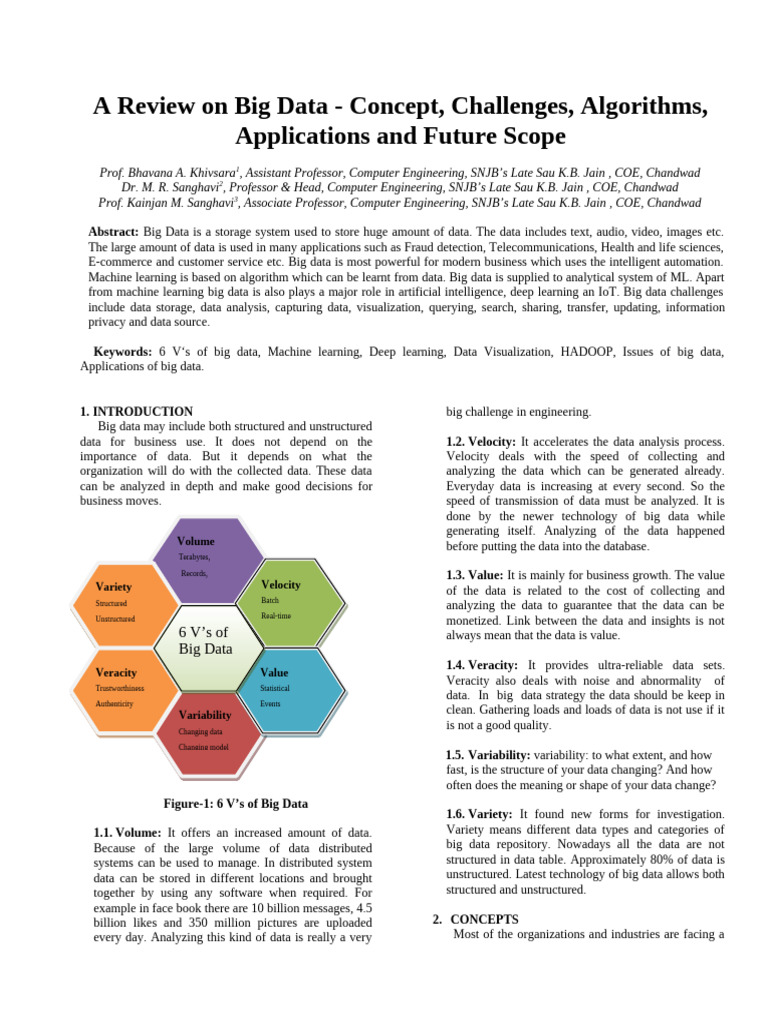 A Review on Big Data | PDF | Apache Hadoop | Map Reduce