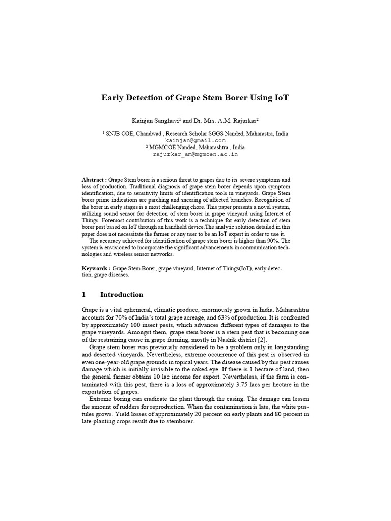 Camera Ready Papers Tembo Rer | PDF | Internet Of Things | Pest (Organism)