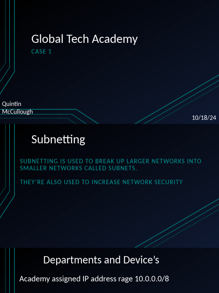 Global Tech Academy Case1 | PDF