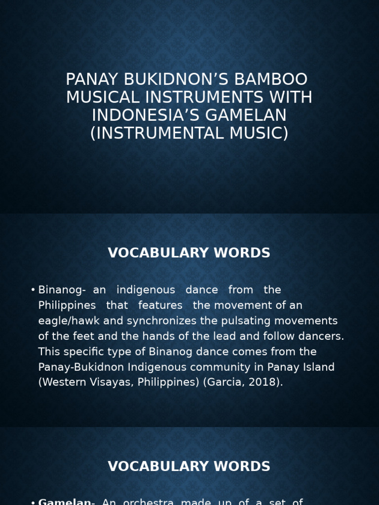 Bamboo & Gamelan: Musical Traditions | PDF | Musical Instruments ...