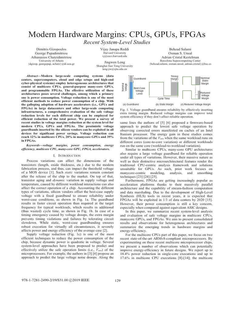 gizopoulos2019 | PDF | Multi Core Processor | Central Processing Unit