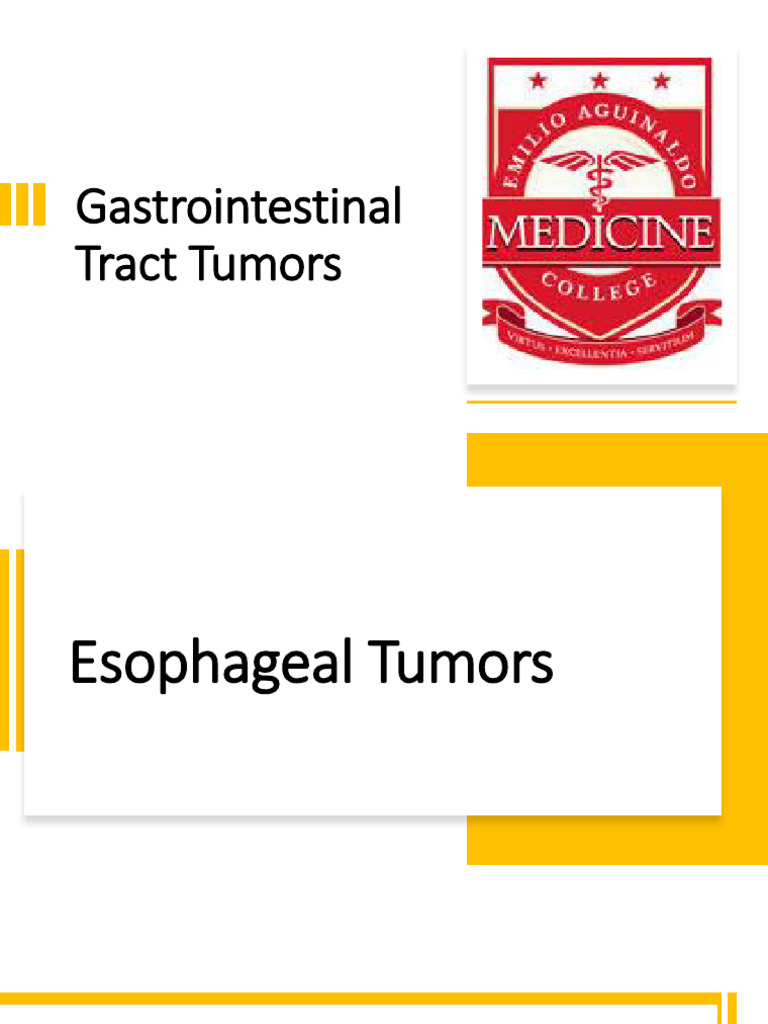 Gastrointestinal Tract Tumors | PDF | Esophageal Cancer | Neoplasms
