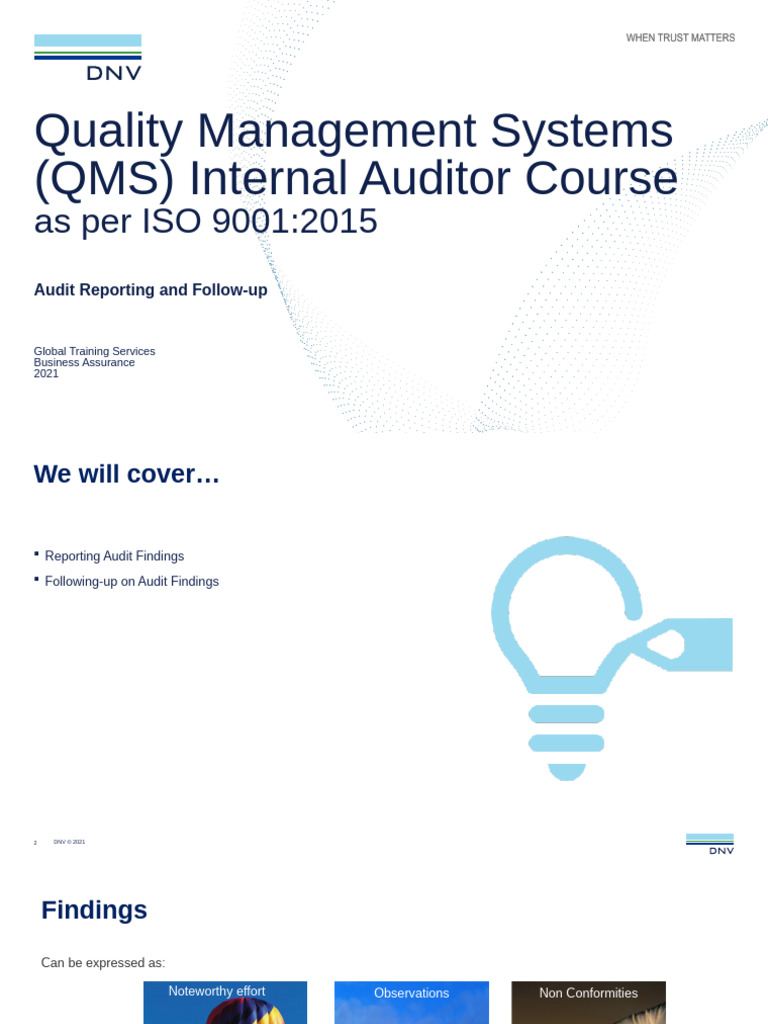 QMS IA_Module 05_v5 | PDF