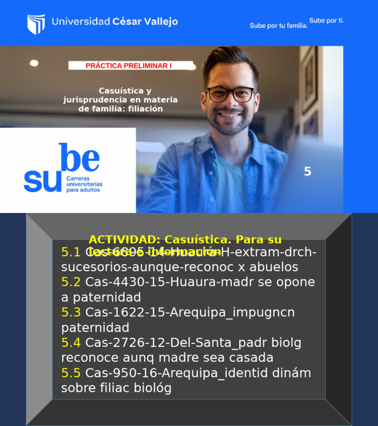 PPT 5 Casuística filiación | PDF