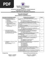 Kinder Second Quarter Exam | PDF