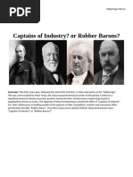 Understanding the Robber Barons | PDF | John D. Rockefeller | Andrew ...