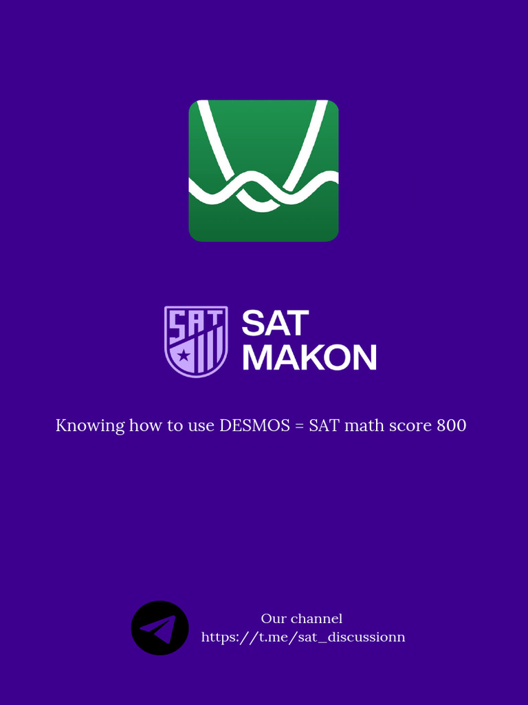 Mastering Desmos for SAT Success | PDF | Mathematics | Electric Field