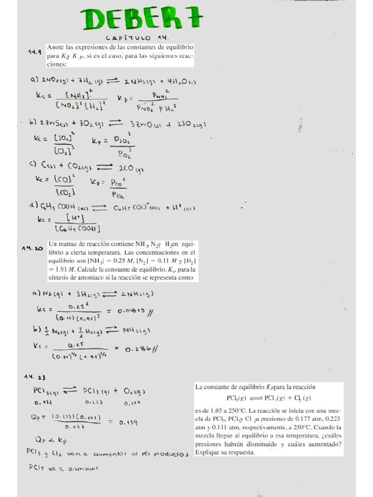 Deber 7 Cap 14 | PDF