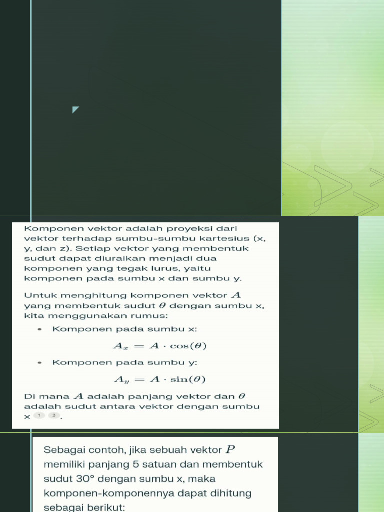 Soal Vektor untuk Bimbingan Belajar | PDF