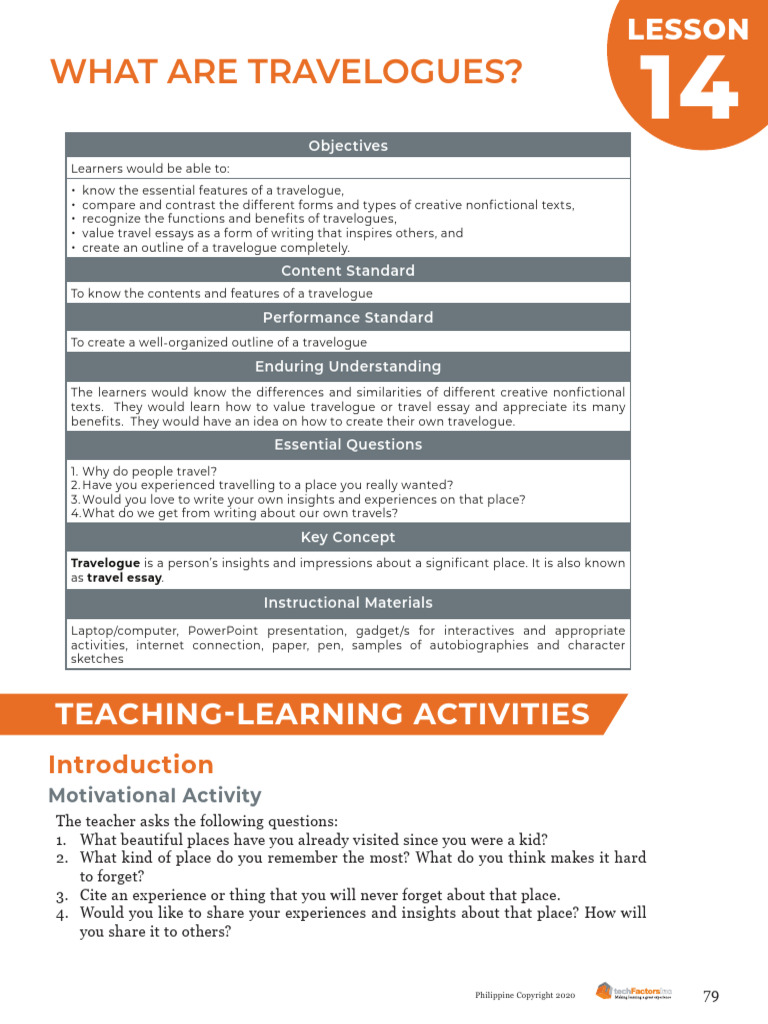 lesson14 | PDF | Learning | Essays