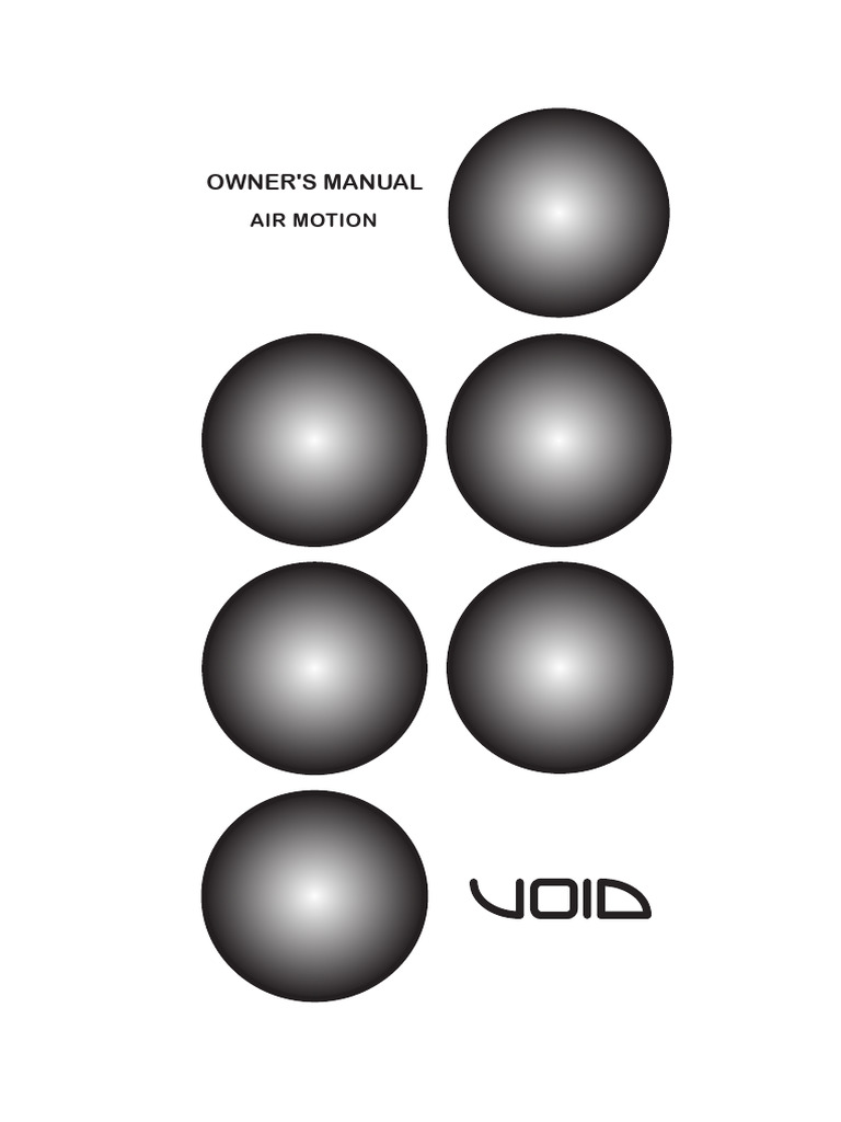 Air Motion Owner's Manual Overview | PDF | Electronics | Electrical ...