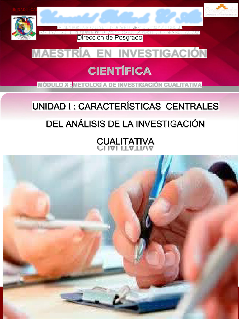 Análisis de la Investigación Cualitativa | PDF | Conocimiento | Caso de ...