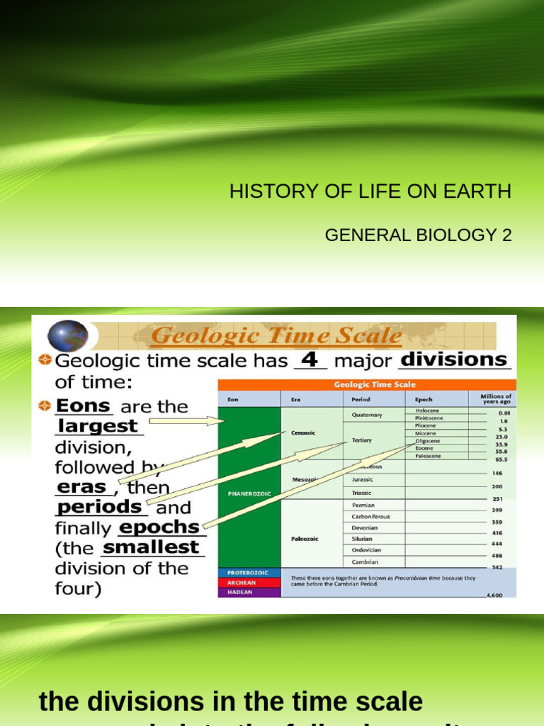 History of Life Biology2 | PDF | Nature | Geology