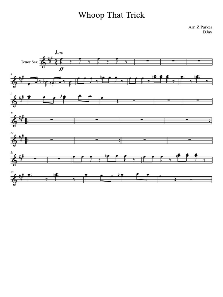 Tenor Sax | PDF