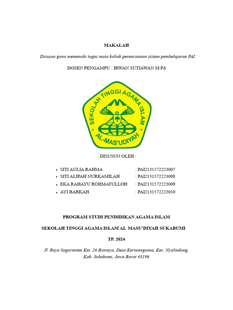 Desain Program Tahunan Dan Program Semester | PDF