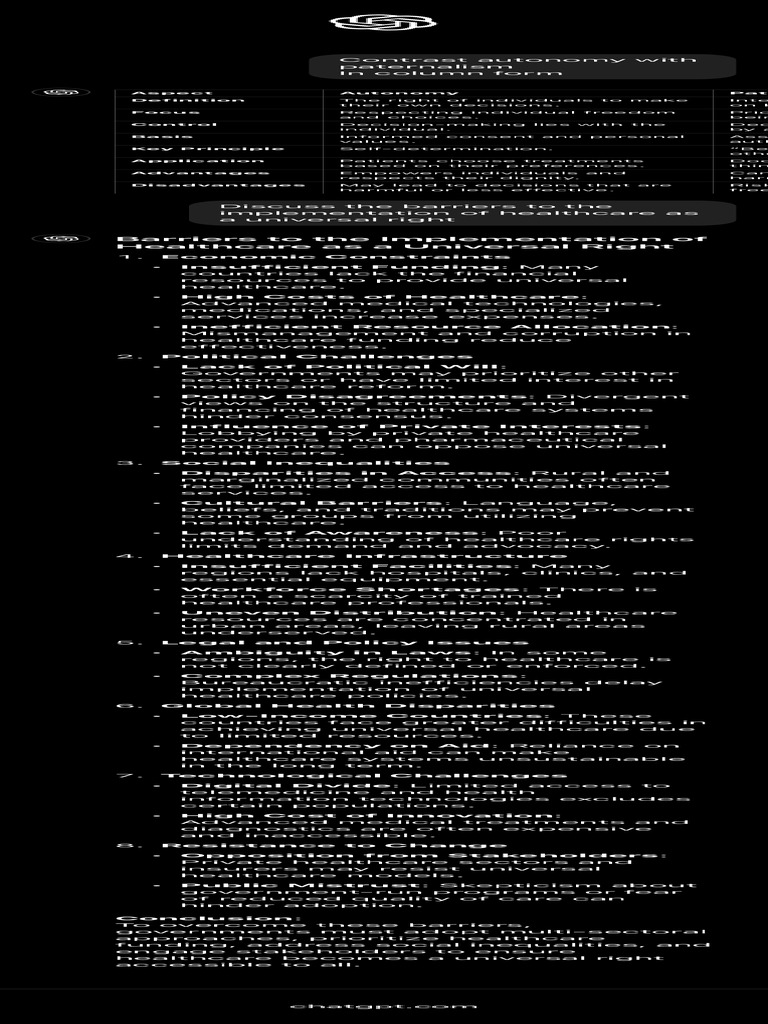 Autonomy vs Paternalism | PDF