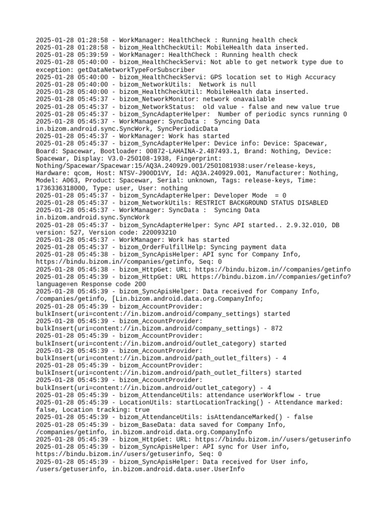 Logg 20250128 | PDF | Computer Science | Computer Engineering