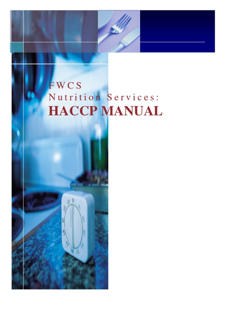 Haccp Manual | Salad | Foods