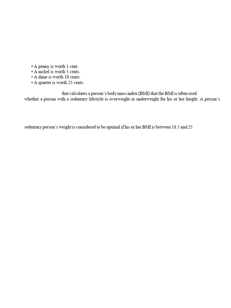 CST-3102 Assignment: Algorithms Overview | PDF | Body Mass Index ...