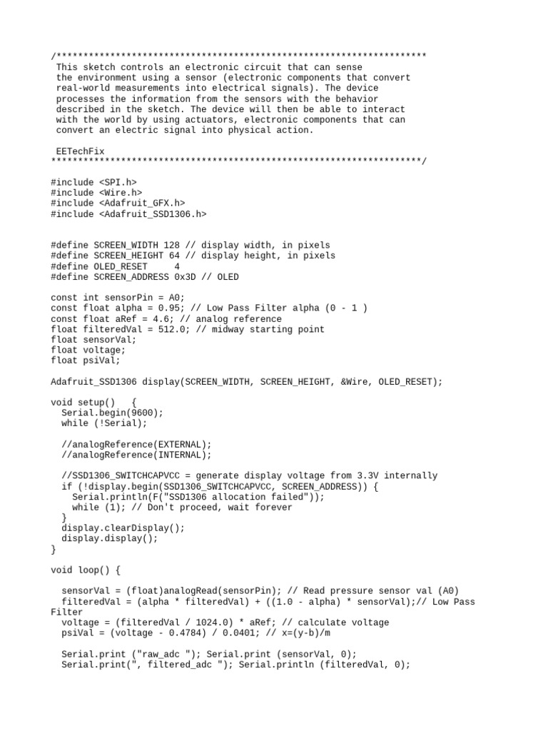 Ind PressureSensor NanoEvery NON IOT - Ino | PDF | Electronic Component | Analogue Electronics