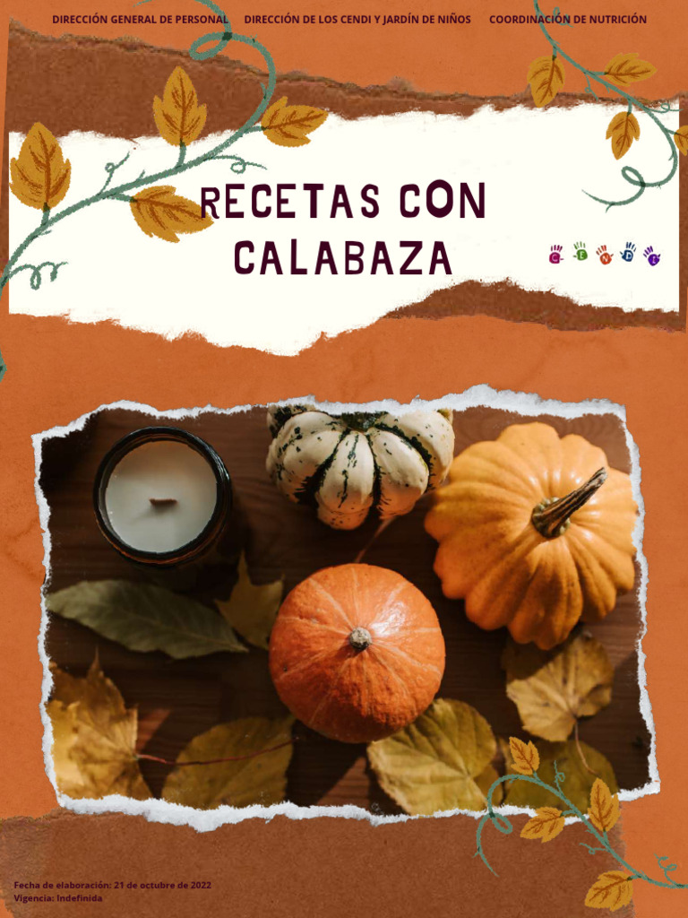 Recetas Calabaza | PDF | Cocinando | Panes