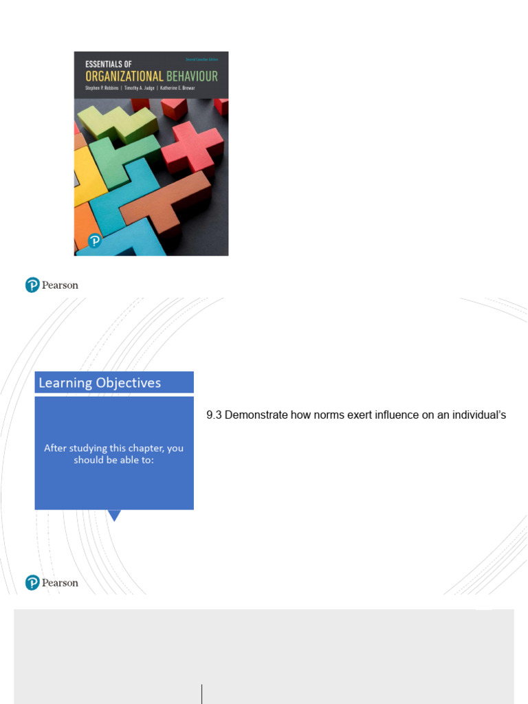 Chapter 9 - Foundations of Group Behaviour | PDF | Group Cohesiveness | Conformity