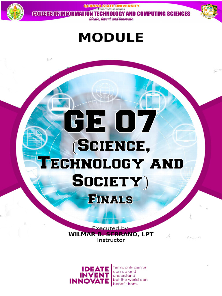 Ge 07 Sts Final Modules 09 12 | PDF | Genetically Modified Organism | Genetic Engineering