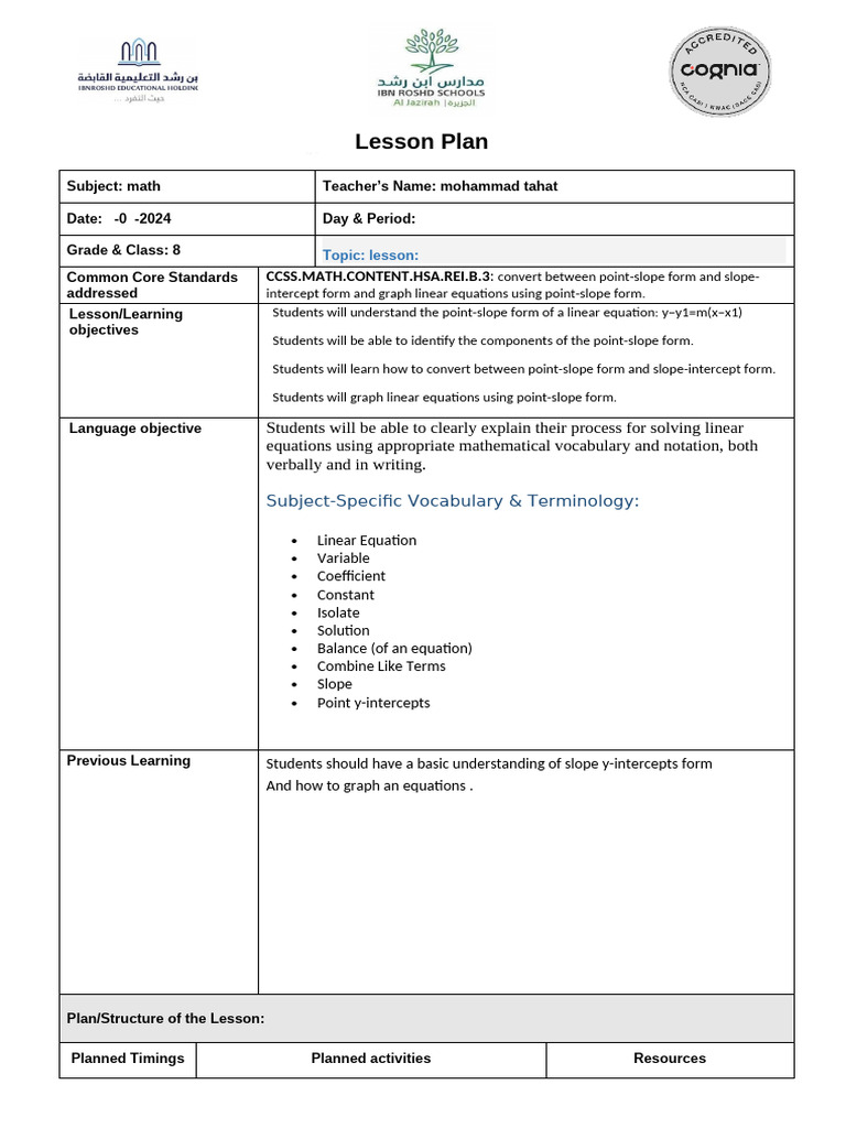 1-1 Solving Linear Equations | PDF | Knowledge | Communication