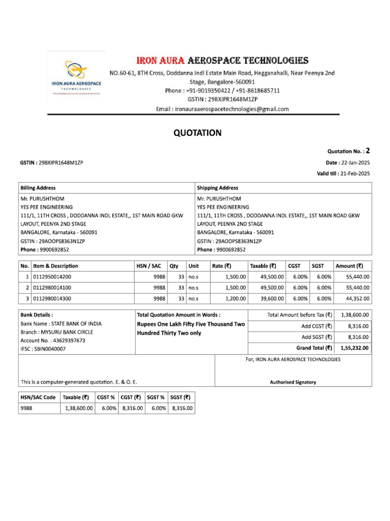 YES PEE QUOTE 02 | PDF