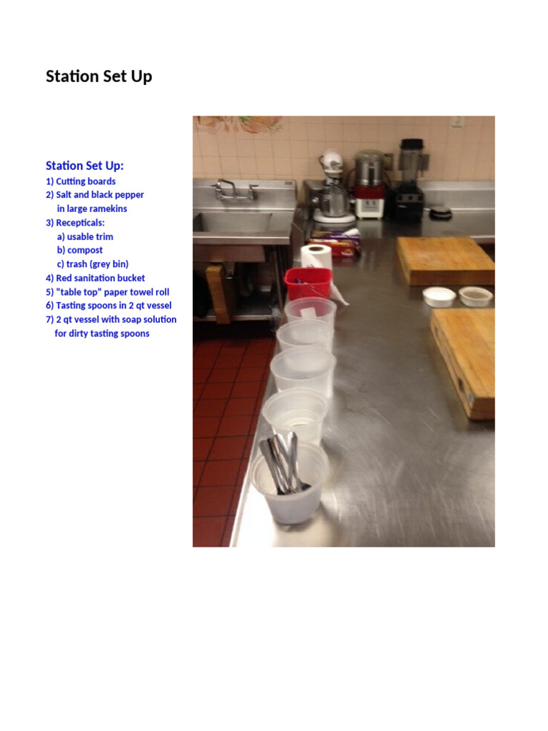 Essential Station Setup Checklist | PDF