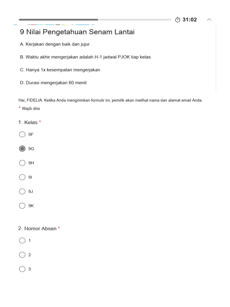 9 Nilai Pengetahuan Senam Lantai | PDF