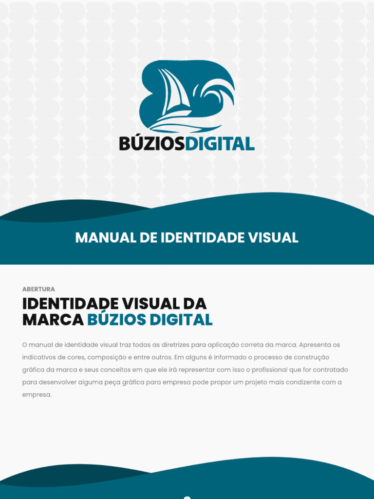 Diretrizes de Identidade Visual Búzios Digital | PDF | Marca | Inovação