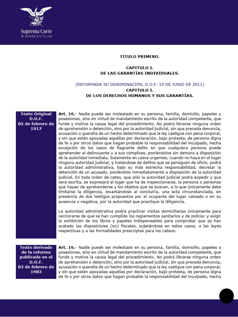 Cpeum 016 | PDF | Mandato | Detención (encarcelamiento)