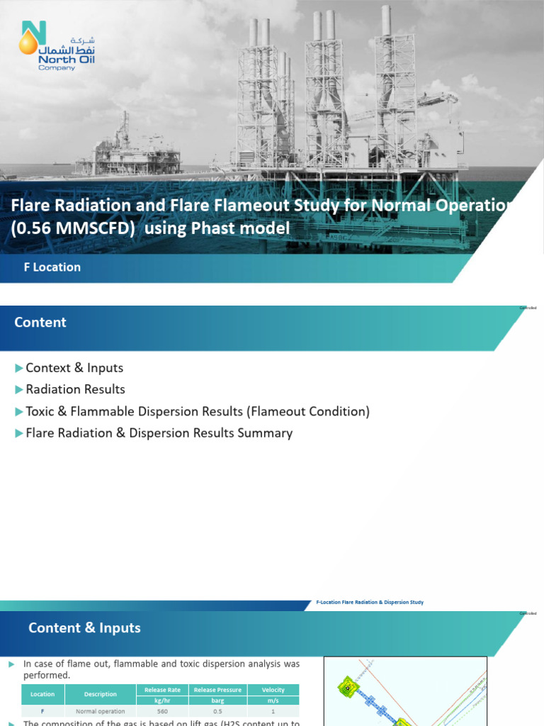 Flare Radiation & Dispersion Analysis | PDF | Nature | Physical Phenomena